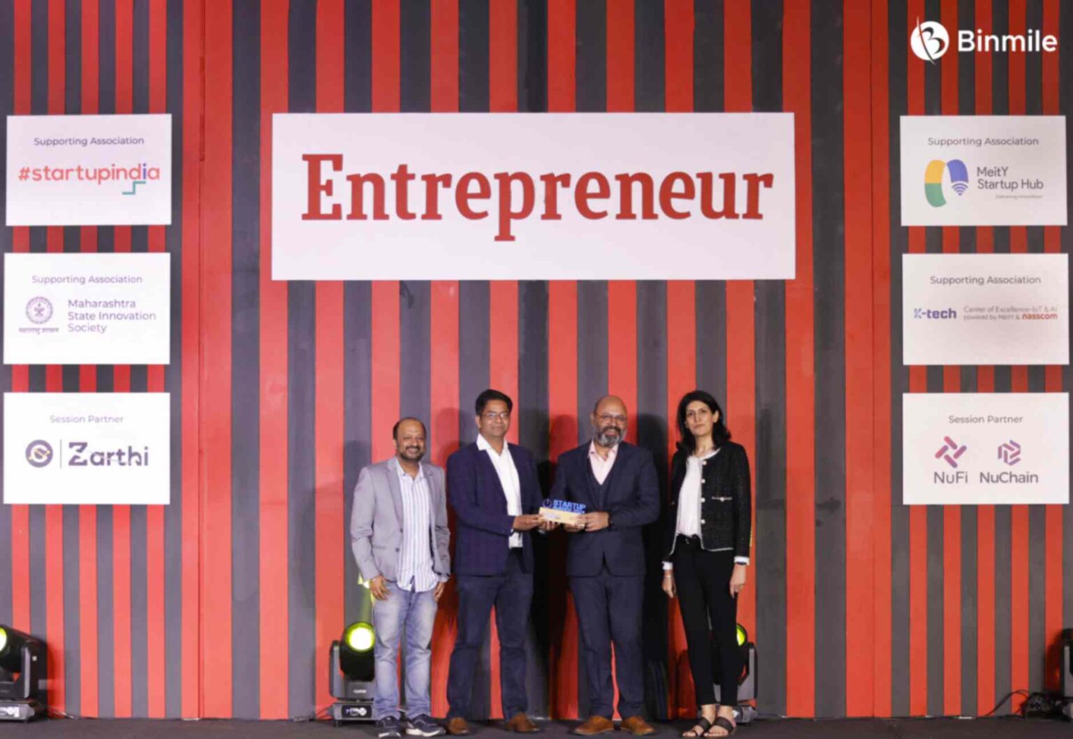 Binmile Wins Startups Award 2024 for Tech Excellence